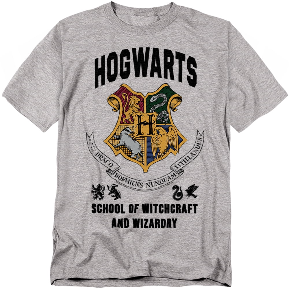 Harry Potter T-Shirt Hogwarts School Of Witchcraft Unisex Graphic Tee ...
