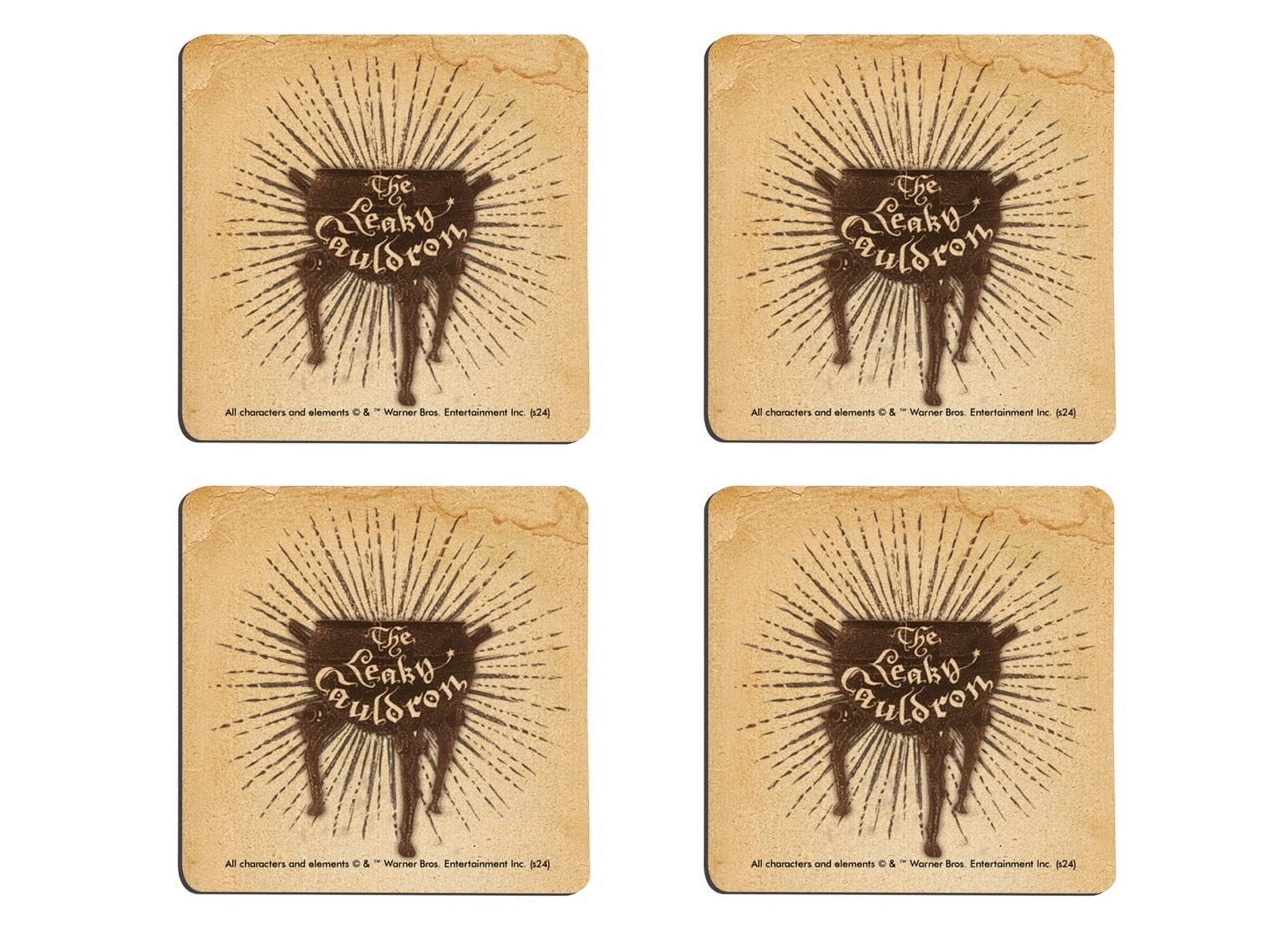 Harry Potter (The Leaky Cauldron) Hardboard Coaster Set - Walmart.com