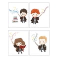 Harry Potter (Tiny Magic - Spells) TrendyPrint™ Wall Art Set of Four ...