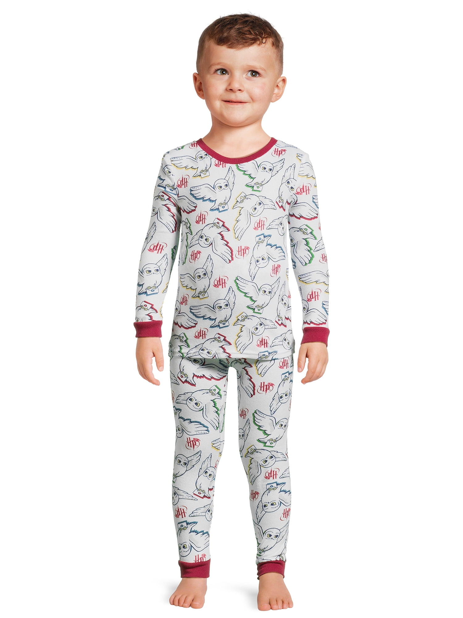 Harry Potter Toddler Boys Snug Fit Hacci Long Sleeve Pajama Set, 2-Piece, Sizes 12M-5T - Walmart.com
