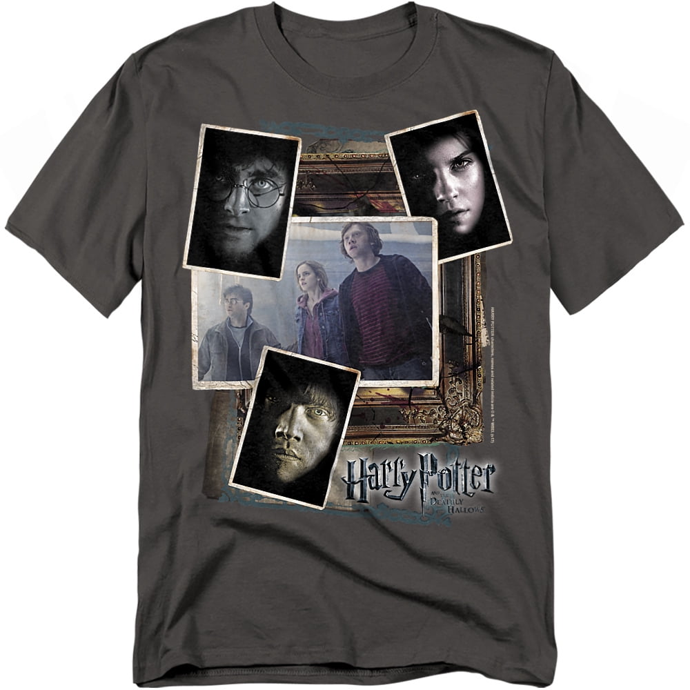 Harry Potter T-Shirt Trio Collage Unisex Graphic Tee For Men & Women ...