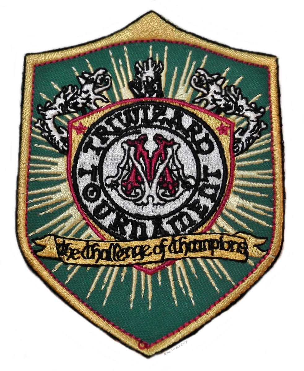 Harry Potter Triwizard Tournament Crest Embroidered Patch - Walmart.com