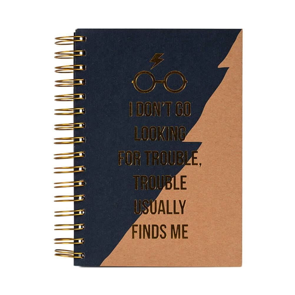 Harry Potter Trouble Finds Me Premium A5 Wiro Notebook - Walmart.com