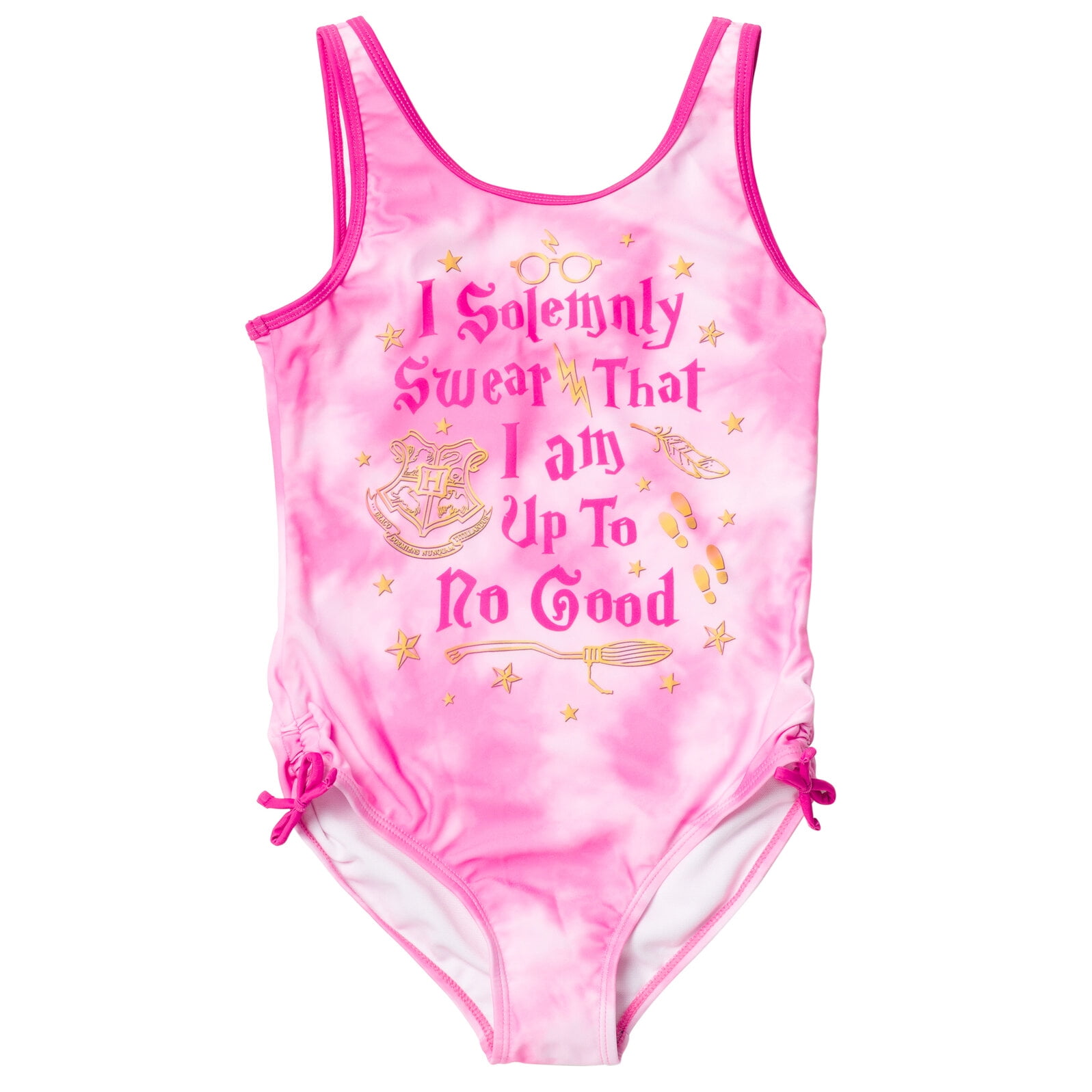 Harry Potter Hogwarts UPF 50+ One Piece Swimsuit for Little to Big Kids ...
