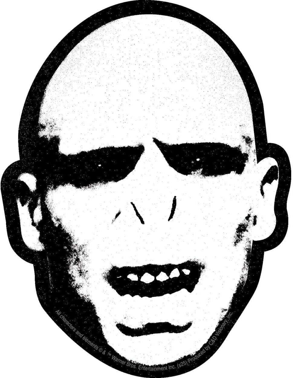 Harry Potter Voldemort 4.3"x5.6" Sticker - Walmart.com