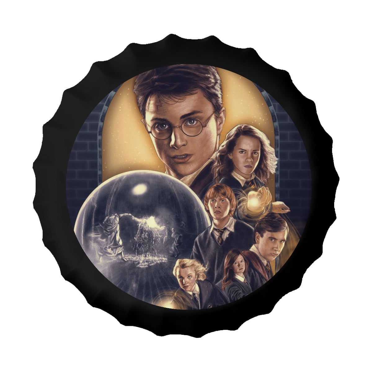 Harry Potter Wall Decorative Retro Beer Bottle Cap Creative Metal Iron ...