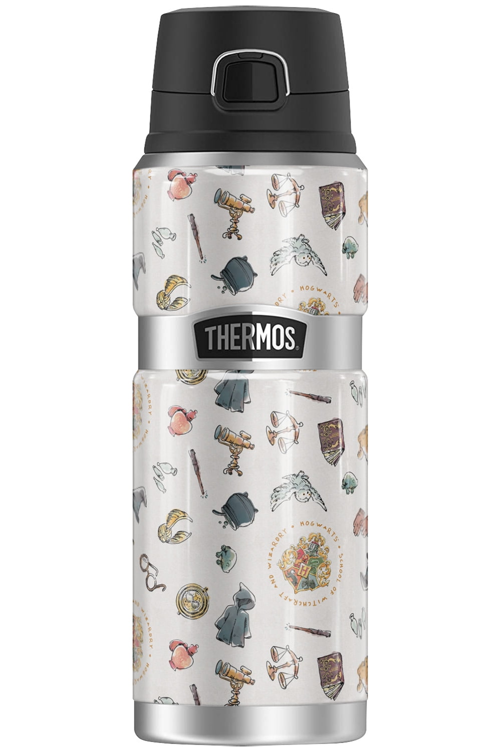 Harry Potter Watercolor Magical Pattern THERMOS STAINLESS KING ...