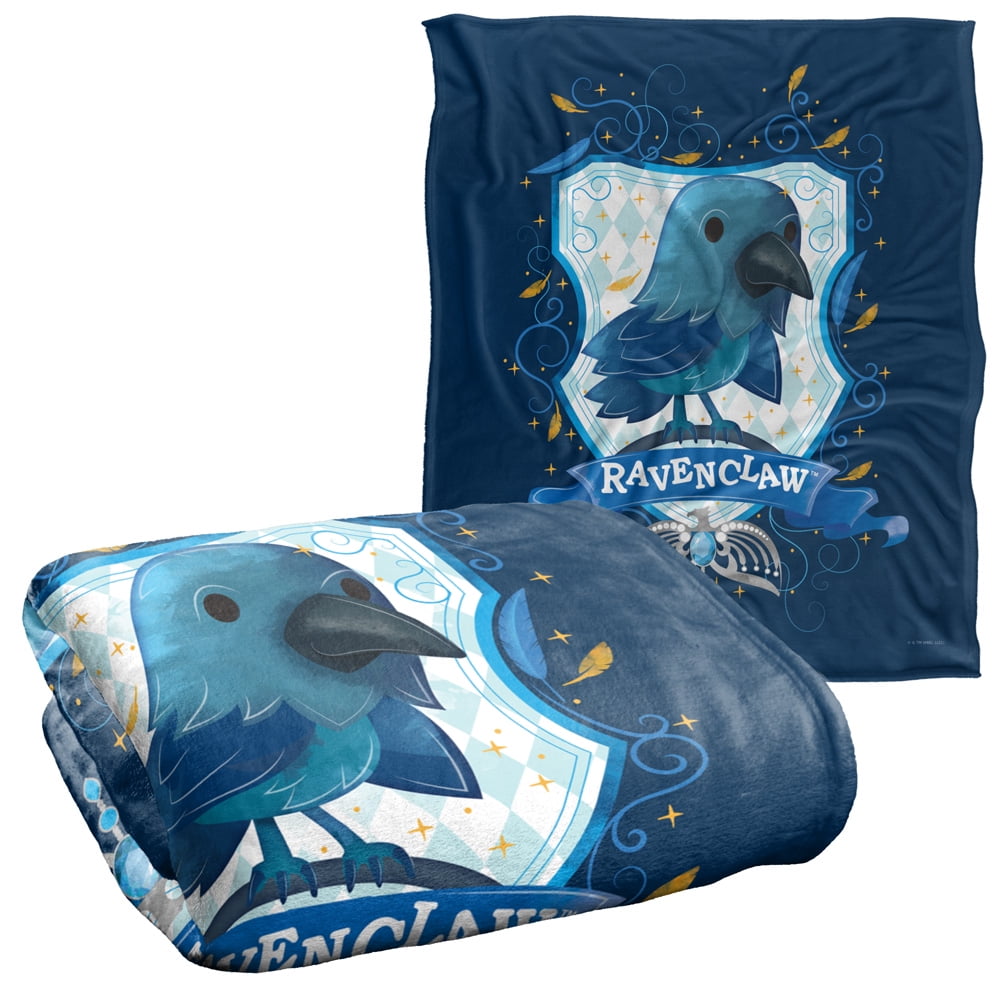 Harry Potter Watercolor Ravenclaw Crest Officially Licensed Silky Touch ...