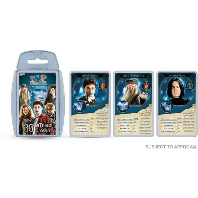 Harry Potter Witches and Wizards Top Trumps Playing Card Game - Walmart.com