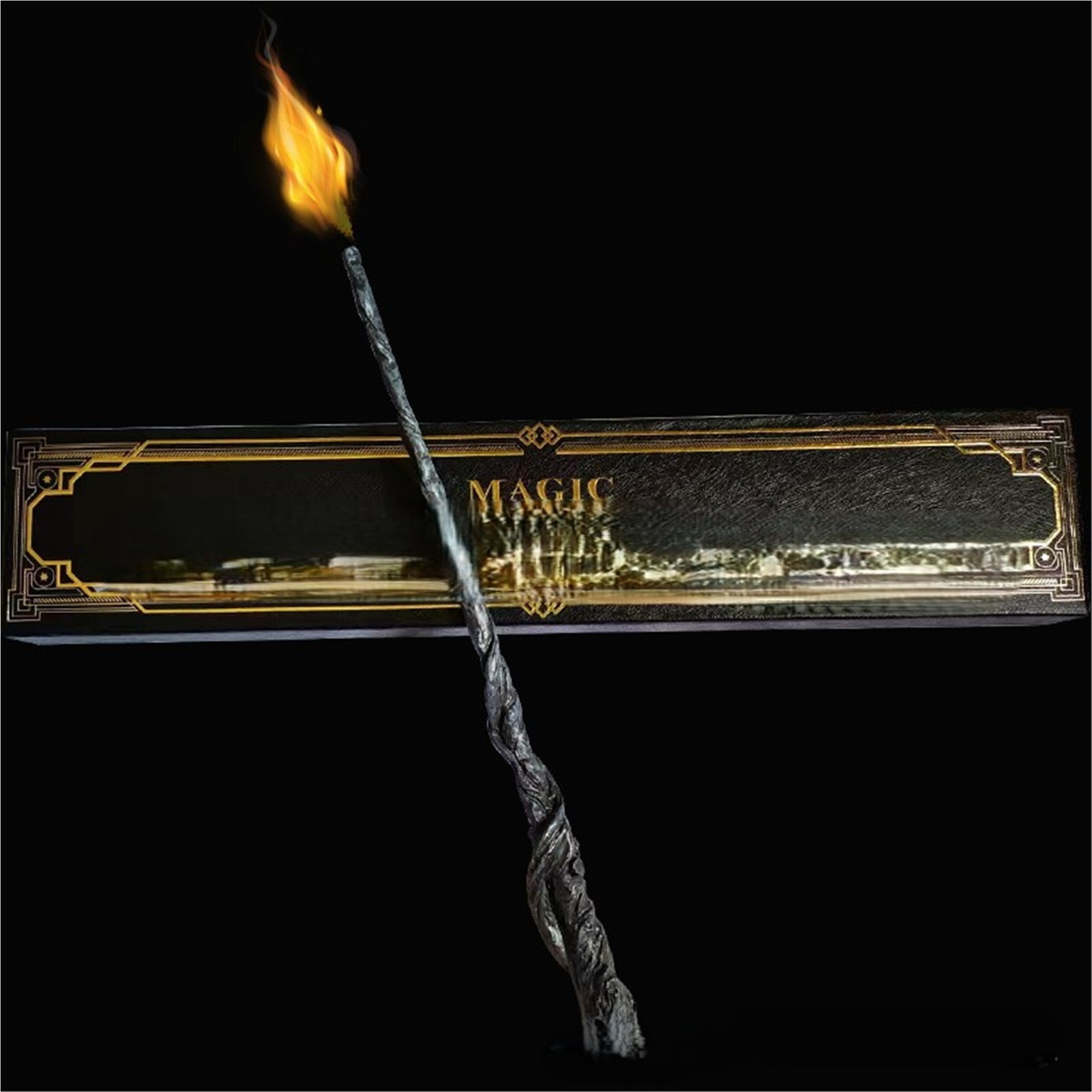 Harry Potter Wizard Wand Set - Magic Movie Replica Wands for Kids ...