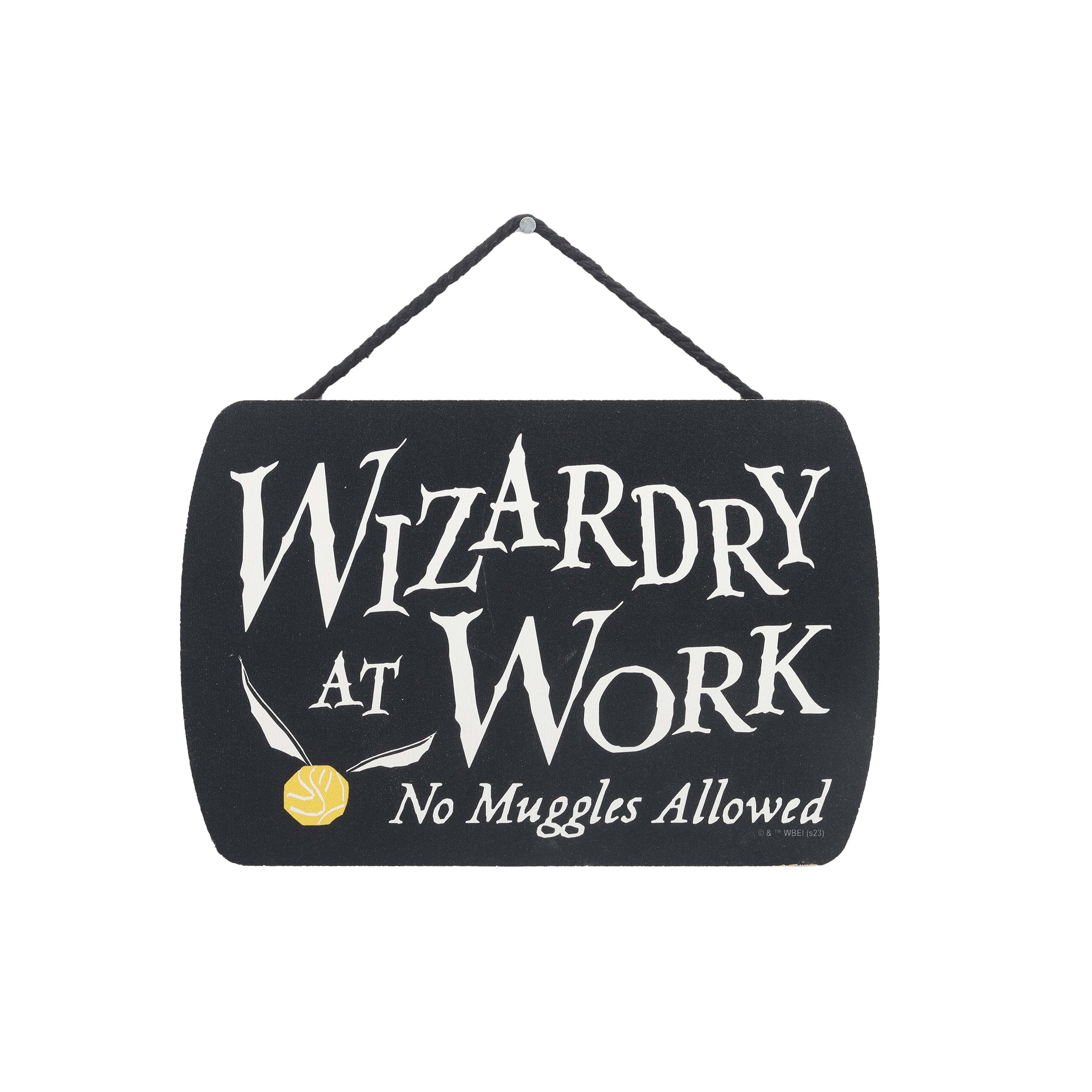 Harry Potter Wizardry at Work Hanging Wood Wall Decor 5.5" - Walmart.com