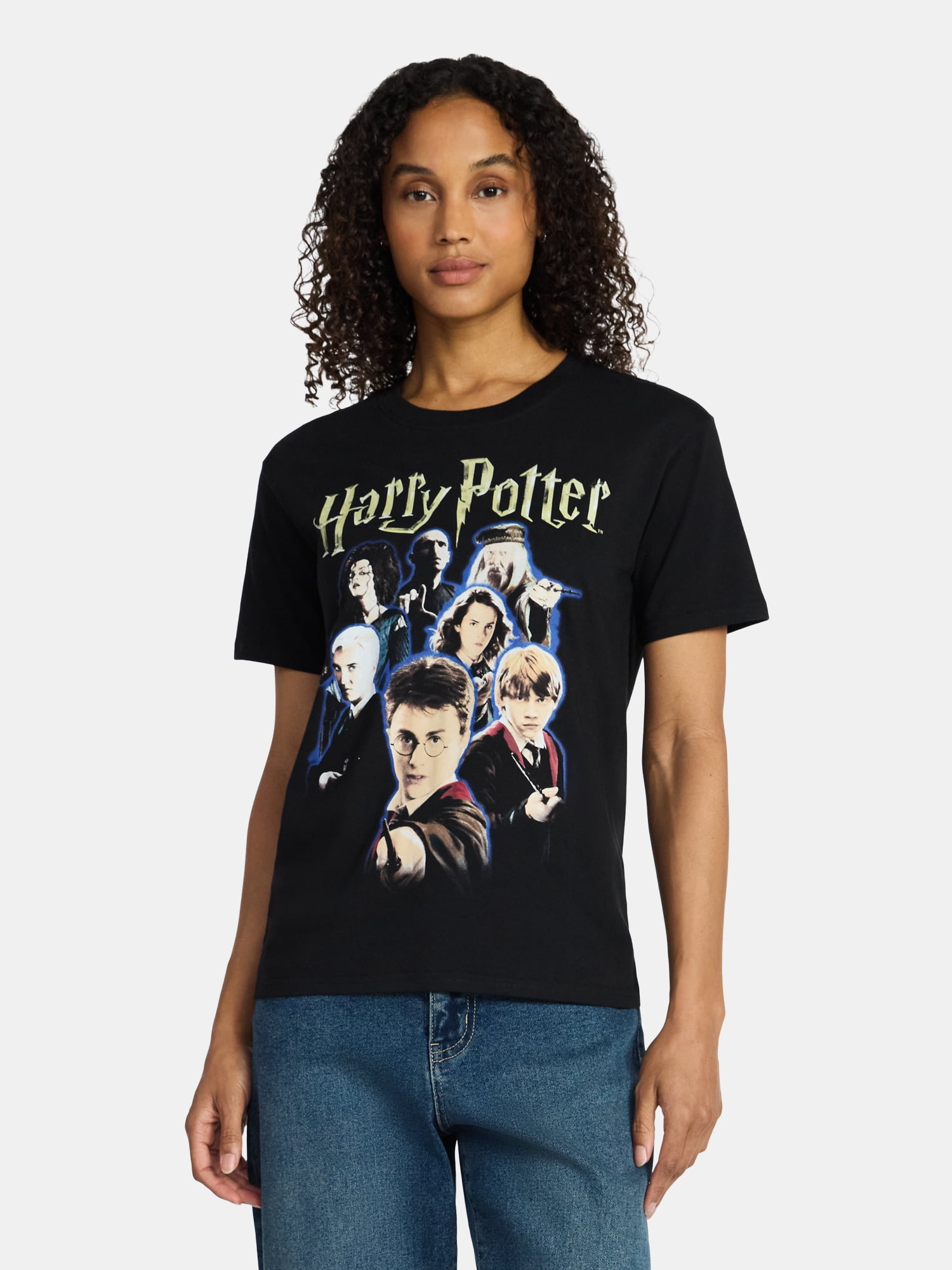Harry Potter Women's Graphic Tee with Short Sleeves, Sizes XXS-XXL ...