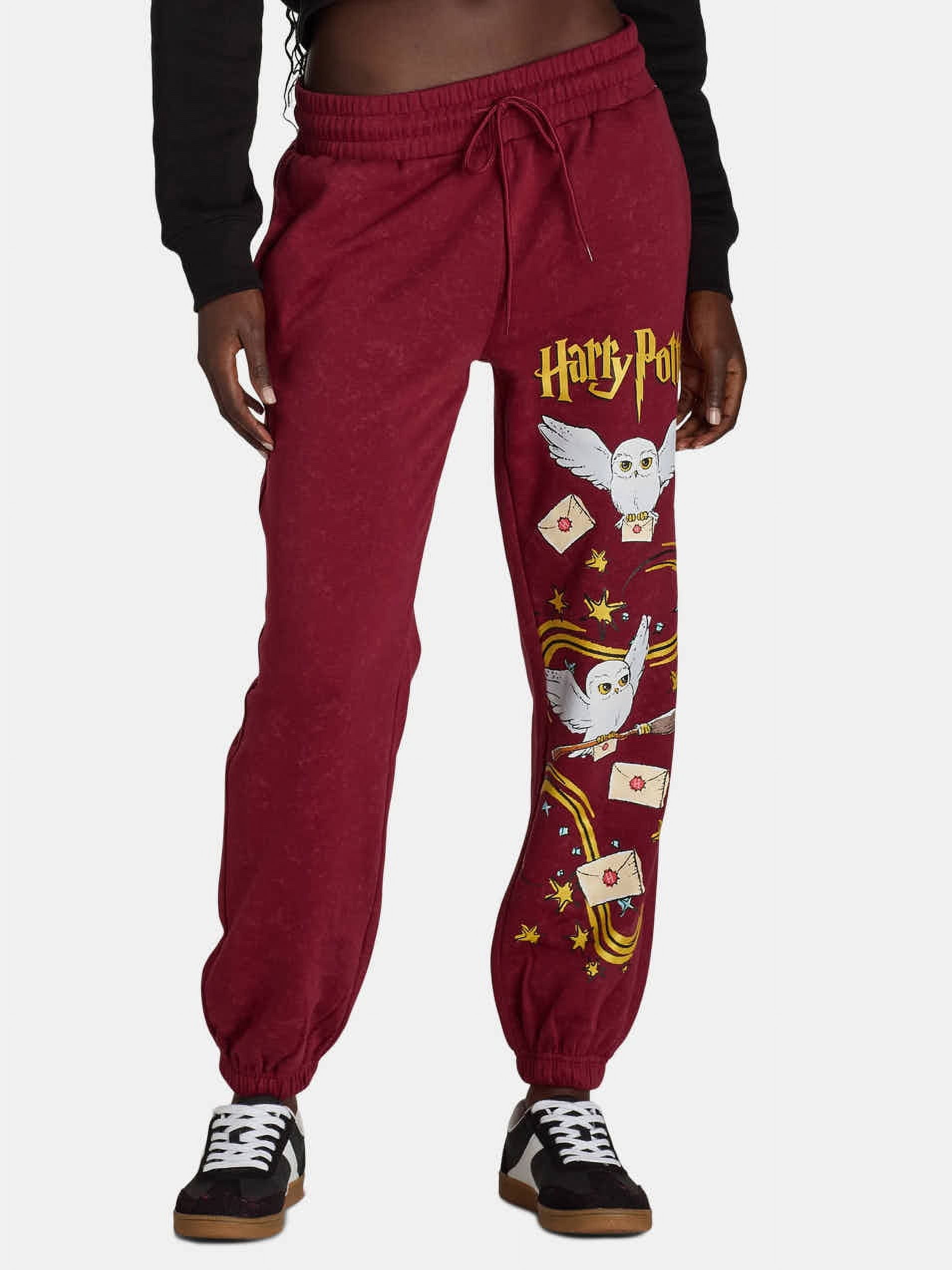 Harry Potter Women’s Hedwig Graphic Jogger Sweatpants, Sizes XXS-XXL ...