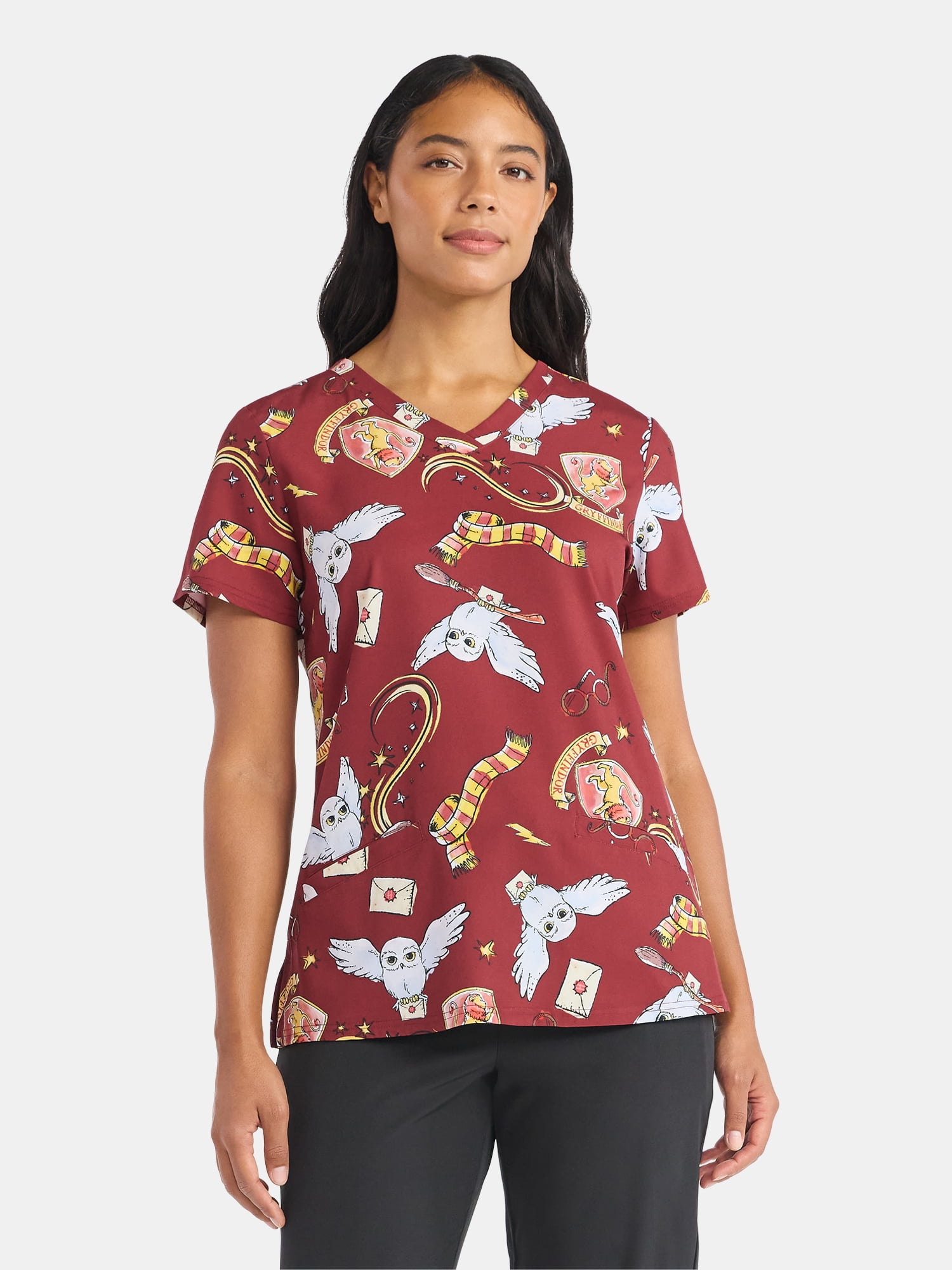 Harry Potter Women's Scrub Top, Sizes S-3XL - Walmart.com