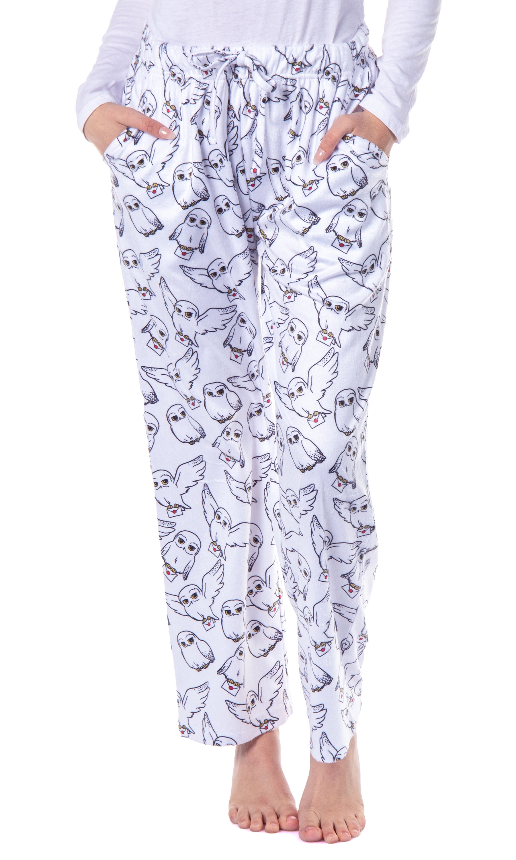Harry Potter Womens' Hedwig Owl Character All-Over Tossed Print Lounge ...