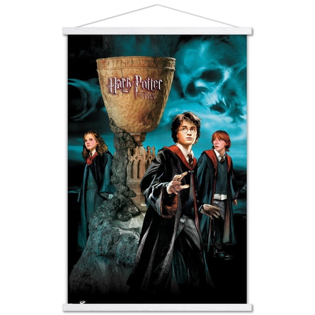 Harry Potter and the Goblet of Fire - Group Wall Poster with Wooden ...