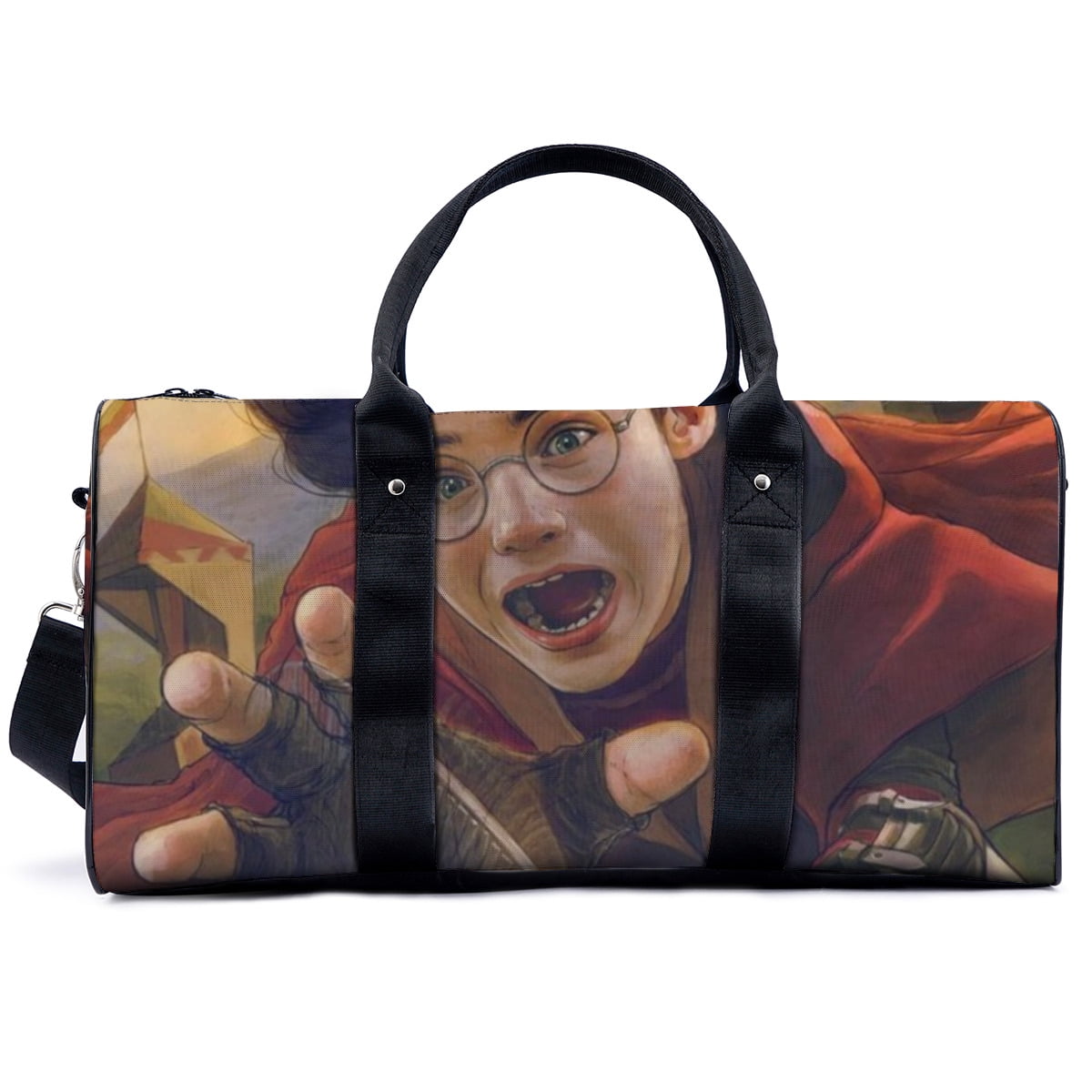 Harry -PotterCartoon Travel Luggage Bag with Shoulder Strap Tote ...