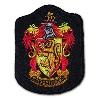 Harry Putter Gryffindor logo Iron-on or Sew-on Embroidered Applique ...