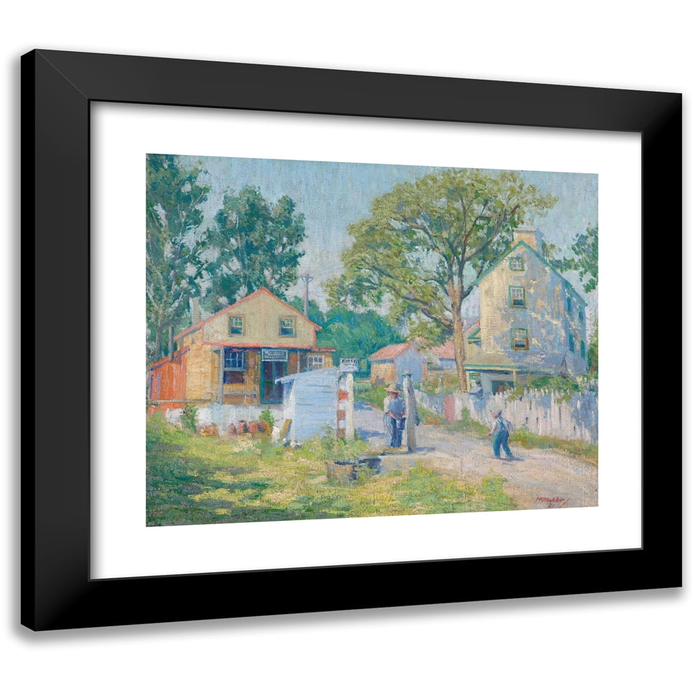 Harry Shokler 24x20 Black Modern Framed Museum Art Print Titled - The ...