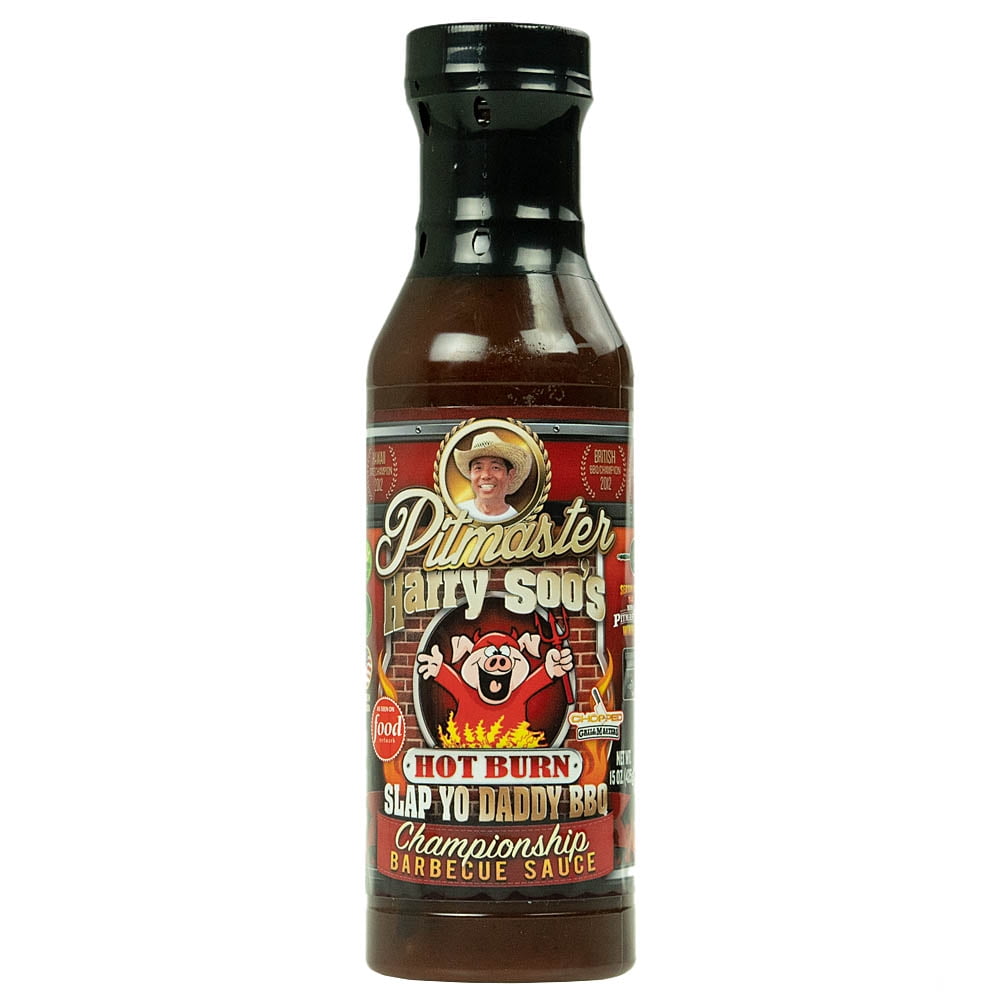 Harry Soo's Award Winning Slap Yo' Daddy BBQ Sauce HOT BURN 15 Ounce ...