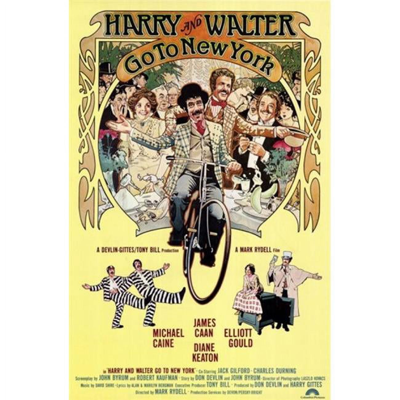 Harry & Walter Go to New York Movie Poster - 11 x 17 in. - Walmart.com