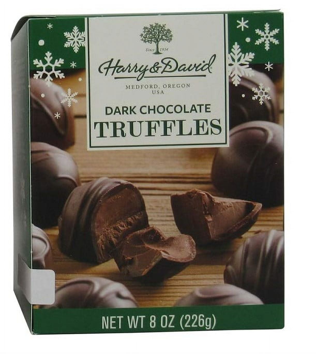 Harry and David Dark Chocolate Truffles (Holiday Packaging) (2 Pack ...