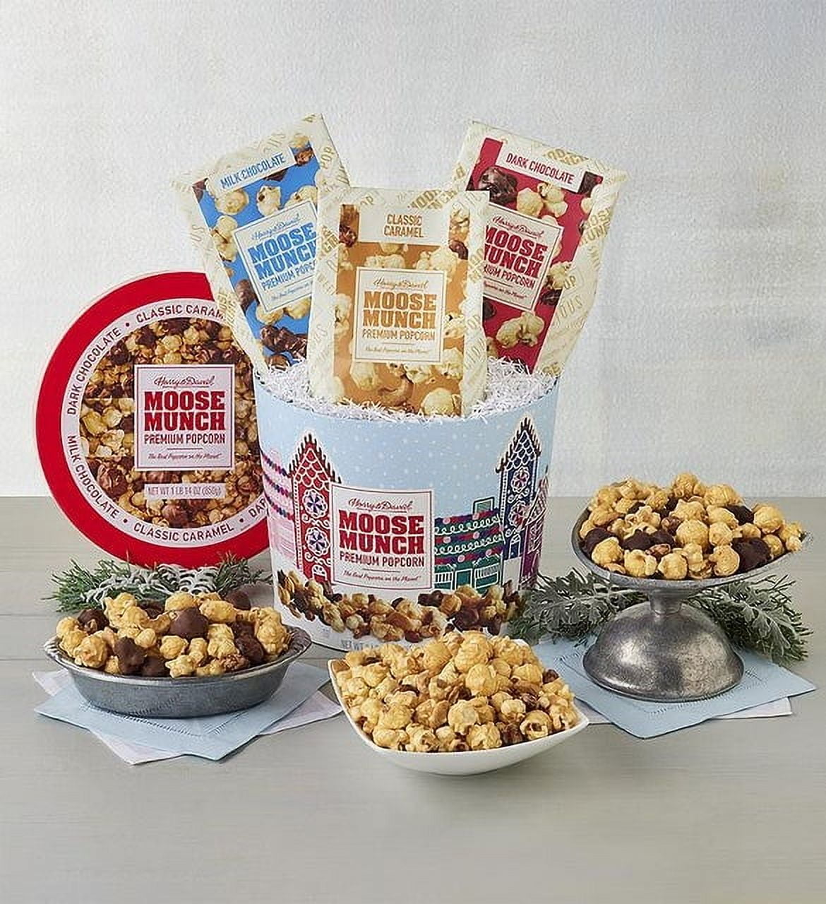 Harry and David Moose Munch Premium Popcorn Holiday Drum - Walmart.com