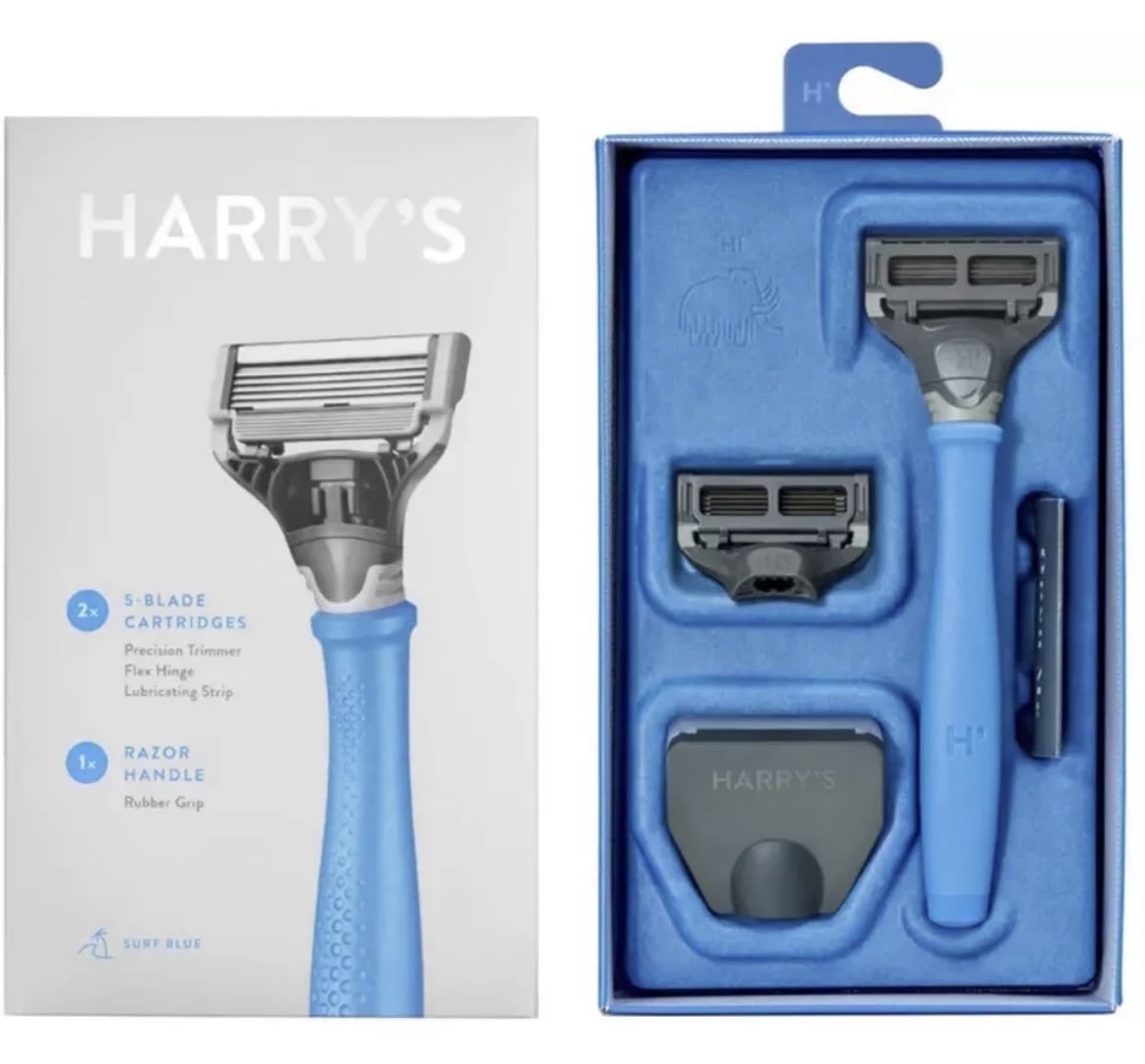 Harry's Truman Protecting Razor Set, Men's, 5-Blade Cartridges, with 2 ...