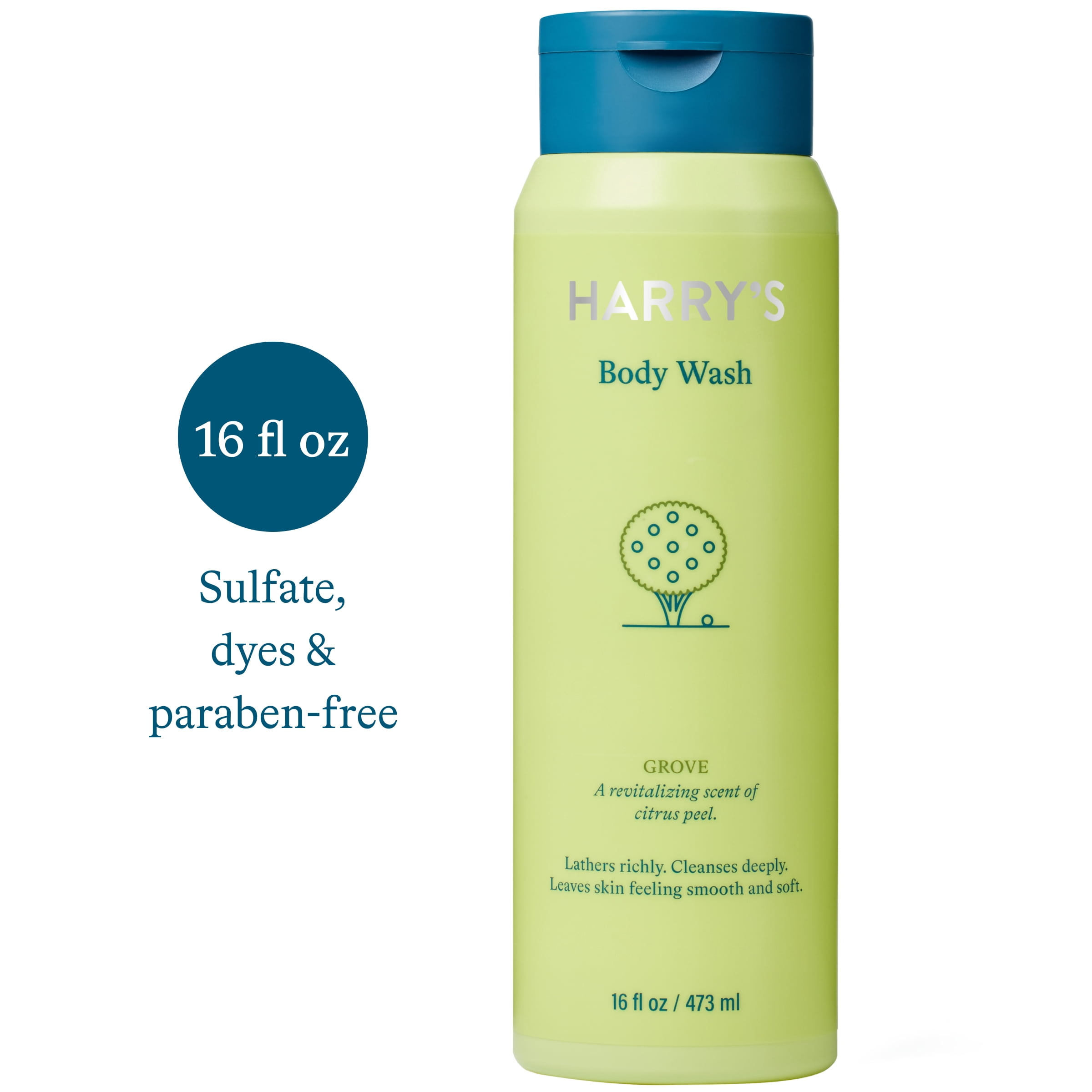 Harry's Men's Cleansing Body Wash, Grove Scent, 16 fl oz - Walmart.com