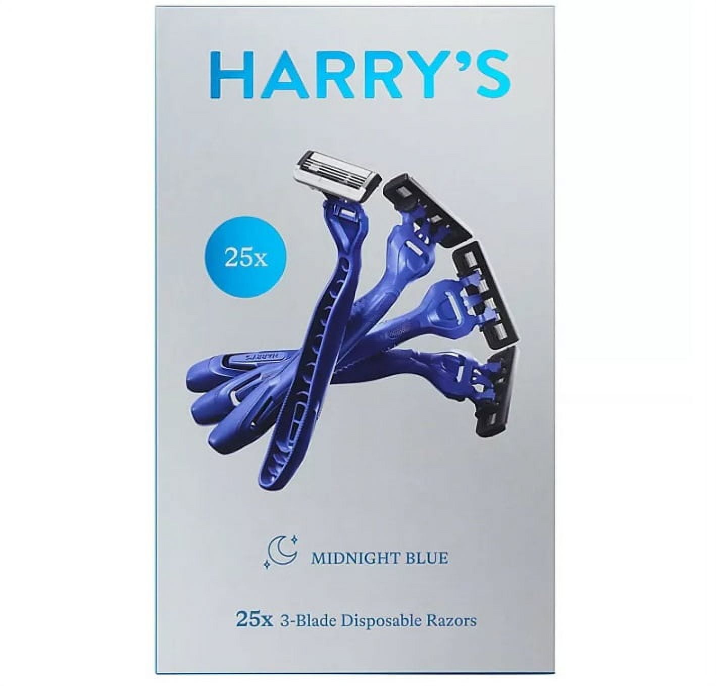 Harry's Men's 3-Blade Disposable Razors with Pivoting Head & Non-Slip ...