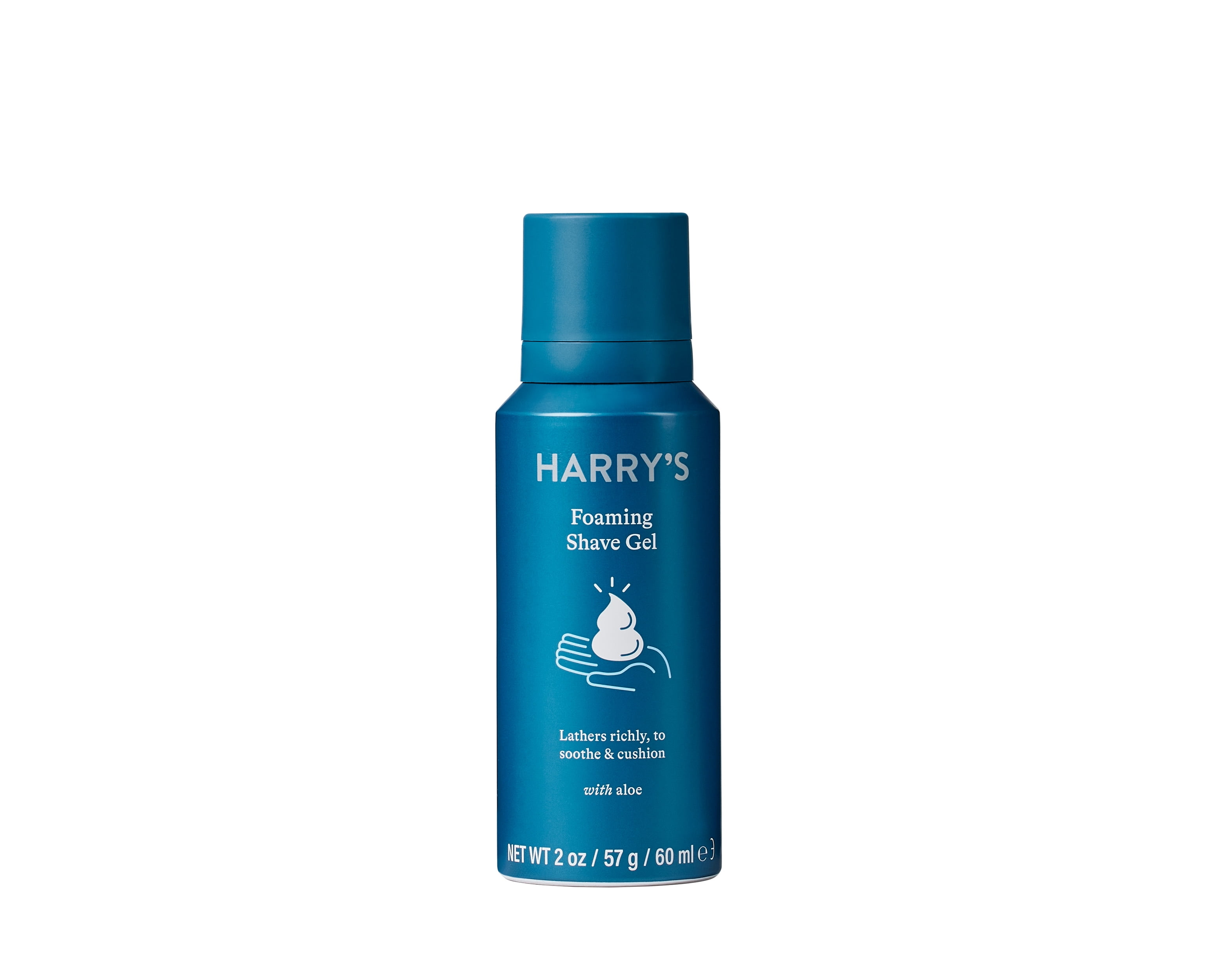 Harry's Men's Aloe-Infused Foaming Shave Gel for Smooth Glide, 2 oz ...