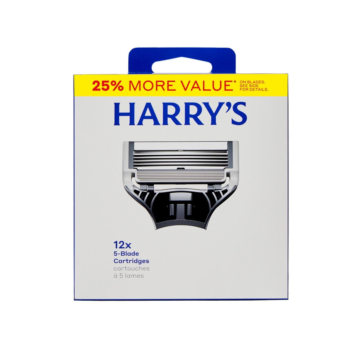 Harry's Men's Razor Blade Refills, 5-Blade, 12 Count, Flex Hinge ...
