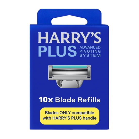 Harry's Plus Men's Razor Blade Refill Cartridges, 10 Count - Walmart.com