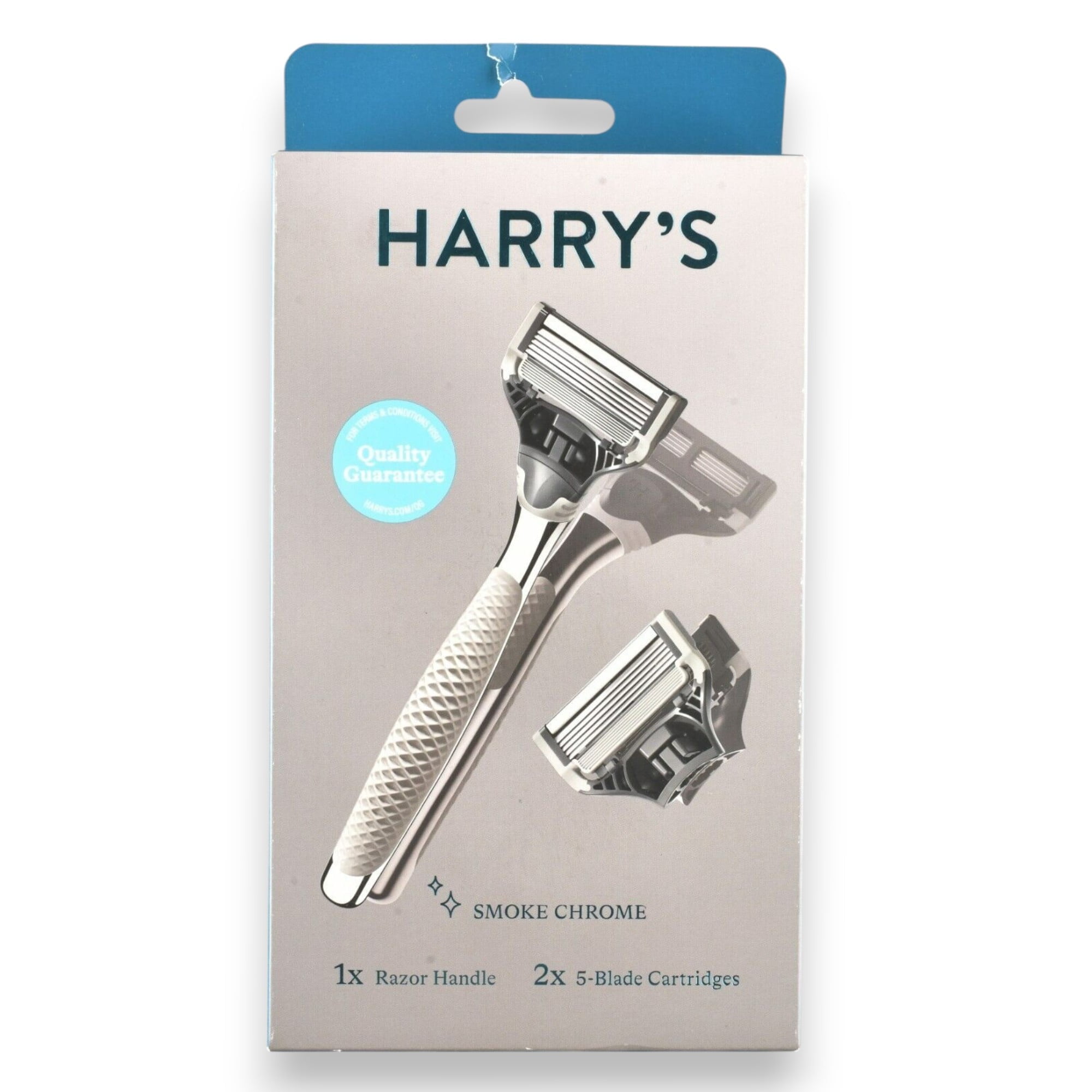 Harry's Razor Kit for Men with 2 Razor Blade Refill Cartridges, and 1 ...