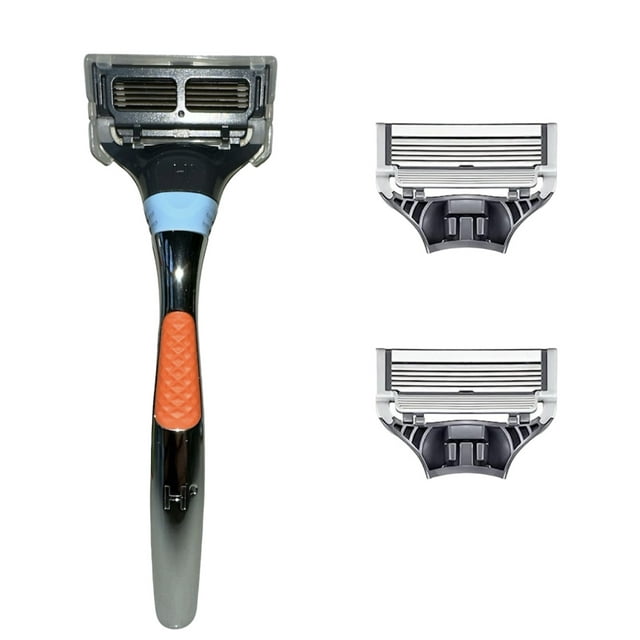 Harry's Razors for Men - Chrome Razor Handle | 5 Blade Razor with ...