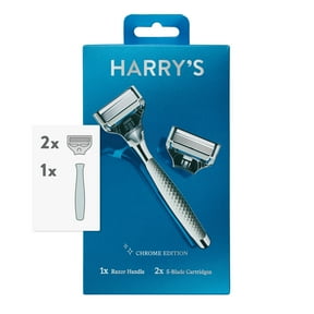 Harry's Razors for Men, Truman Razor Handle, 3 German Blade Refills ...