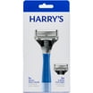 Harry's Men's Razor: 1 Indigo Blue Razor Handle + 2 Razor Blade Refills ...
