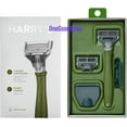 Harry's Razor Blade Set, Truman Handle Forest Green, 2 Shaving ...
