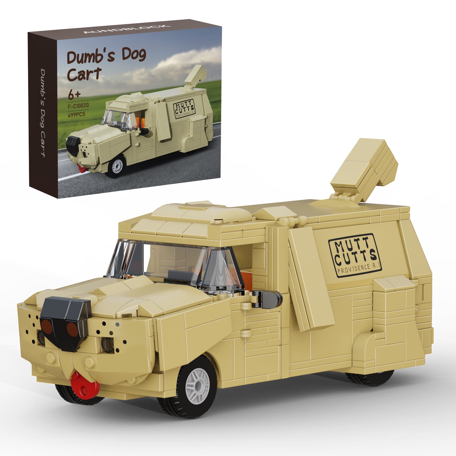 Harrys Dog Cart Building Blocks Sets Mutt Cutts Van Model Toy Dumber ...
