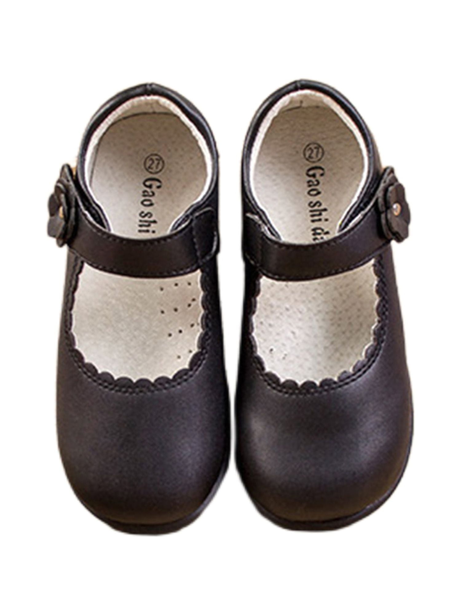 Harsuny Mary Jane Shoes for Girls Black School Shoes Comfortable ...