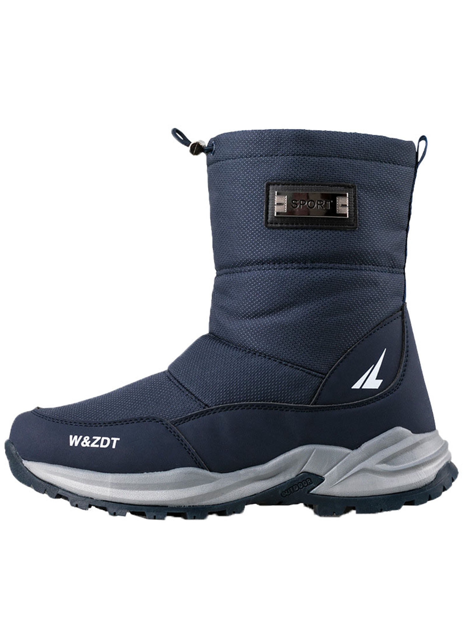 Harsuny Waterproof Boots for Men Snow Boots Warm Outdoor Cold Weather ...