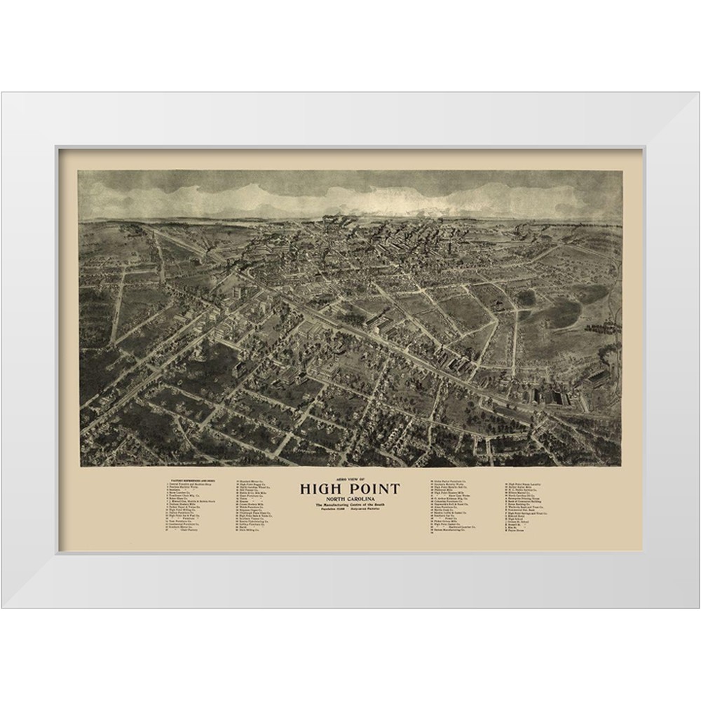Hart 14x11 White Modern Wood Framed Museum Art Print Titled - High ...