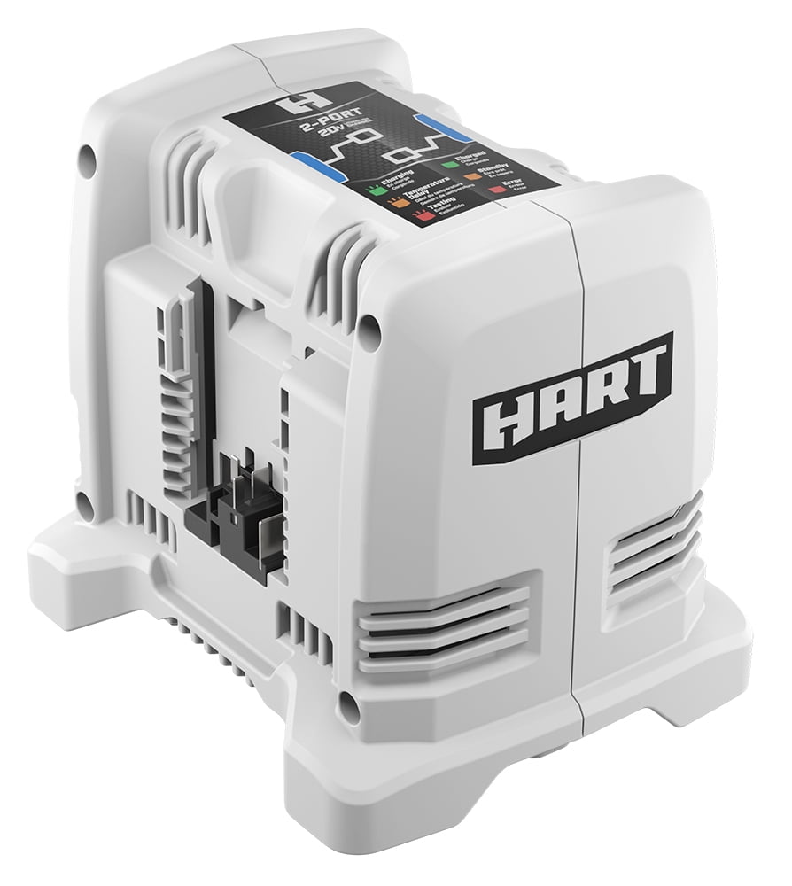 Hart 20V 3A Quick Charging Station, Dual Port Fast Charger (Batteries ...