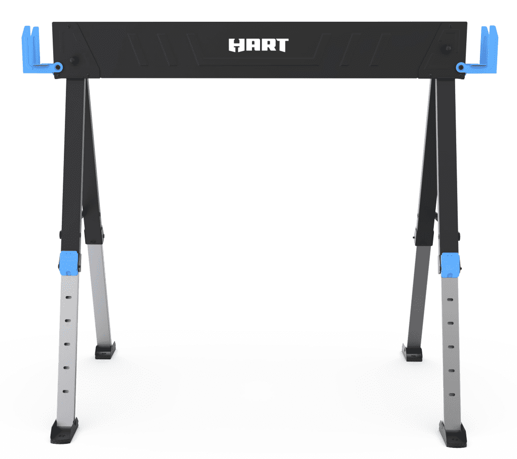 Hart Adjustable Steel Sawhorse (1100-lb Capacity) - Walmart.com
