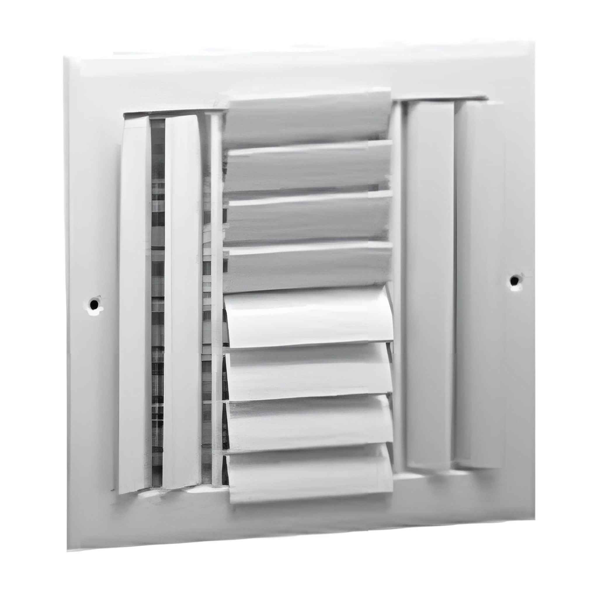 Hart & Cooley 10" x 10" Aluminum Curved Blade Register, Multi-Shutter ...