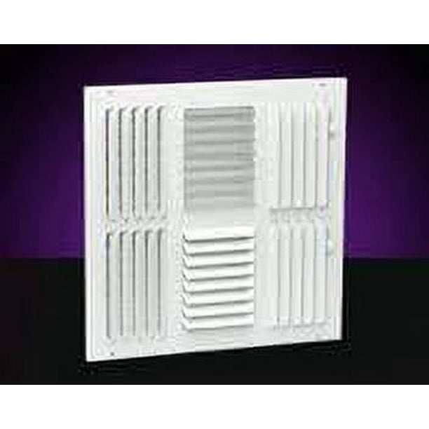 Hart & Cooley 30488 - 8X8 Ceiling Curved Blade Four Way Register ...