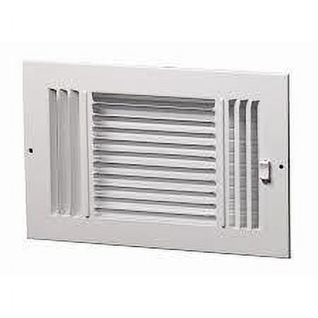 Hart & Cooley 68384 - 8X4 Ceiling/Sidewall Stamped Face Three Way ...