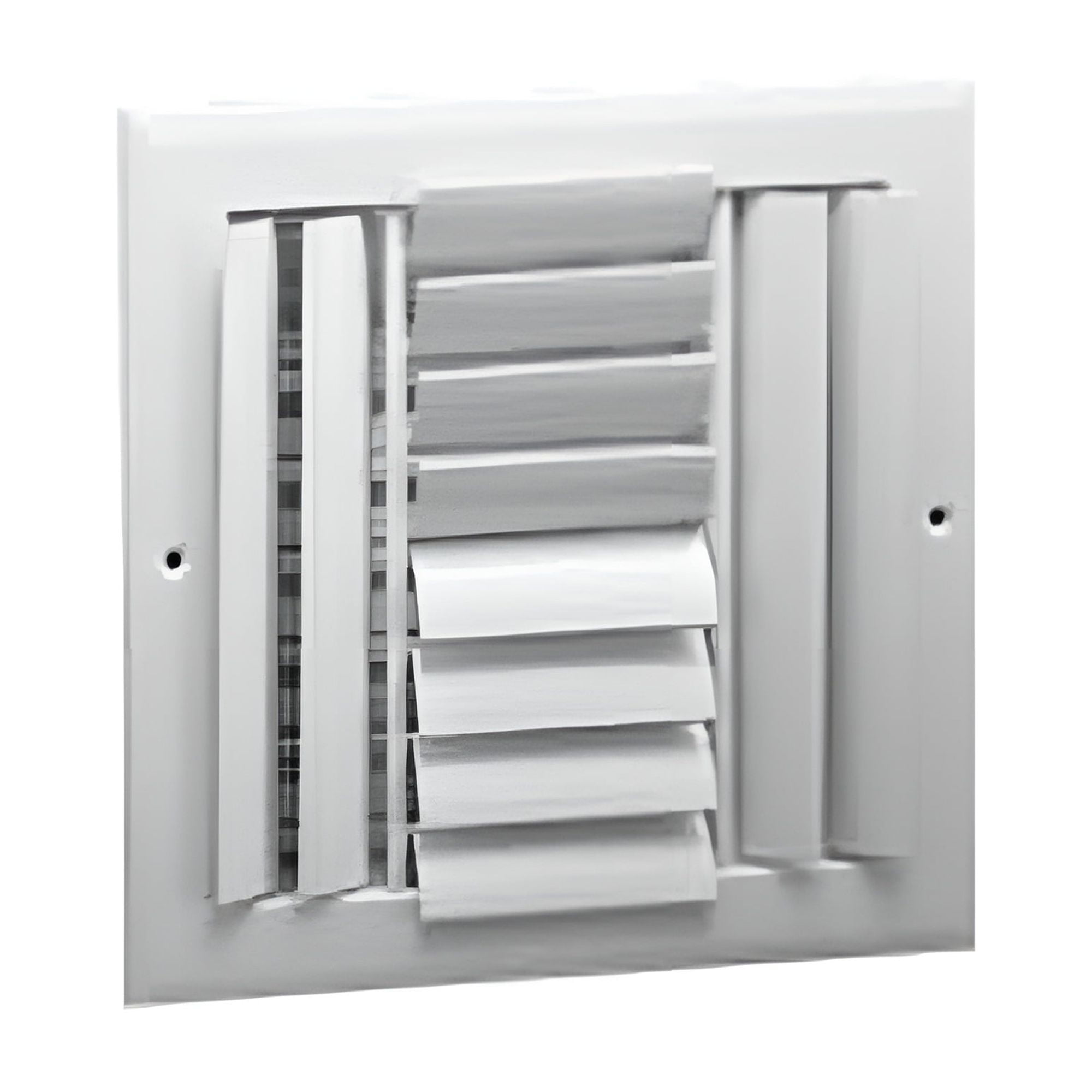 Hart & Cooley 8" x 8" Aluminum Curved Blade Register, Multi-Shutter ...