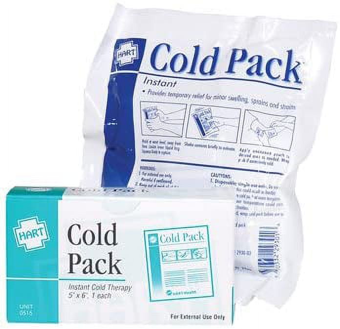 Hart Health Cold Pack, 5" x 6", Instant Cold Therapy, 1 Per Box ...