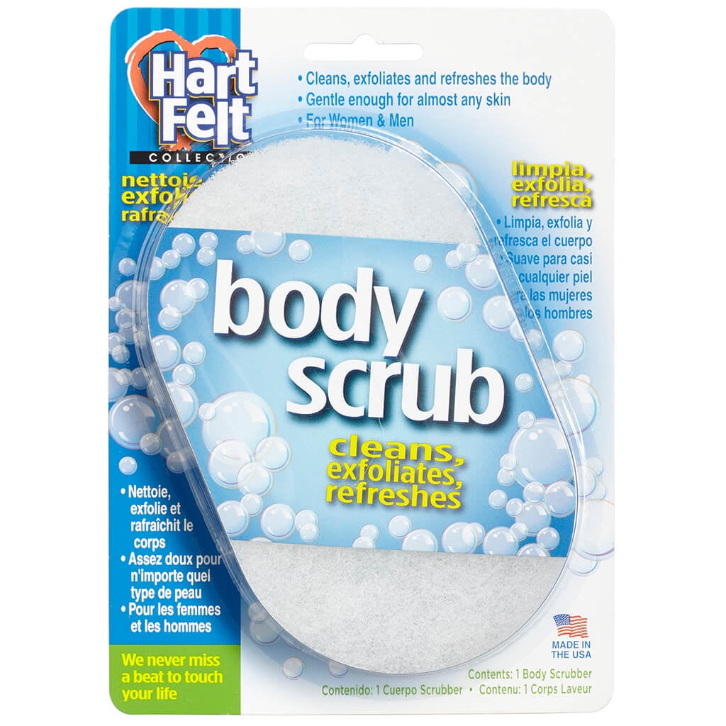 HartFelt USA Made Body Scrub Sponge for Exfoliating Skin Care ...